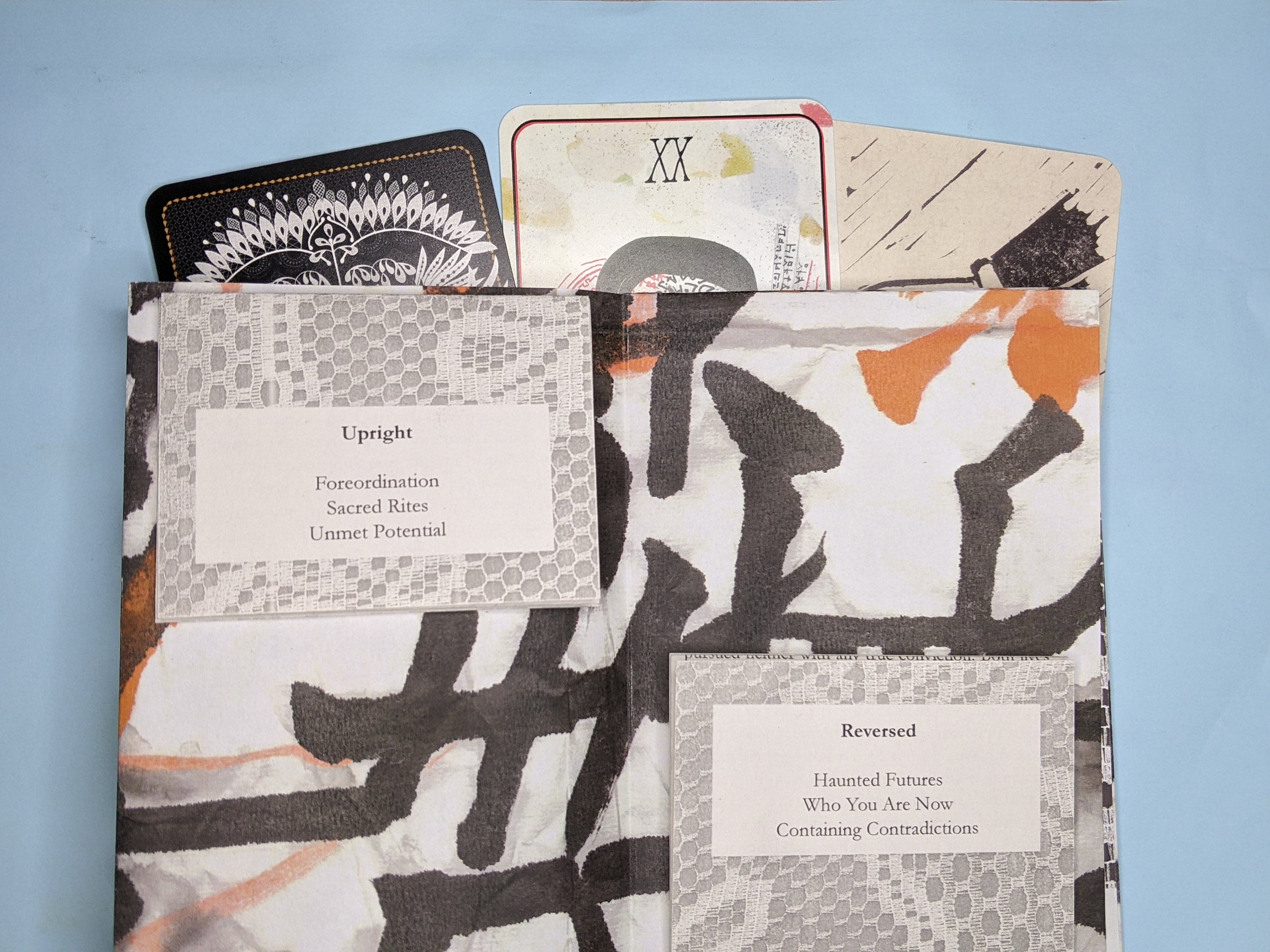 Five of Magpies Zine + Custom Tarot Cards . Perzine Vintage Vibes Handmade - Etsy