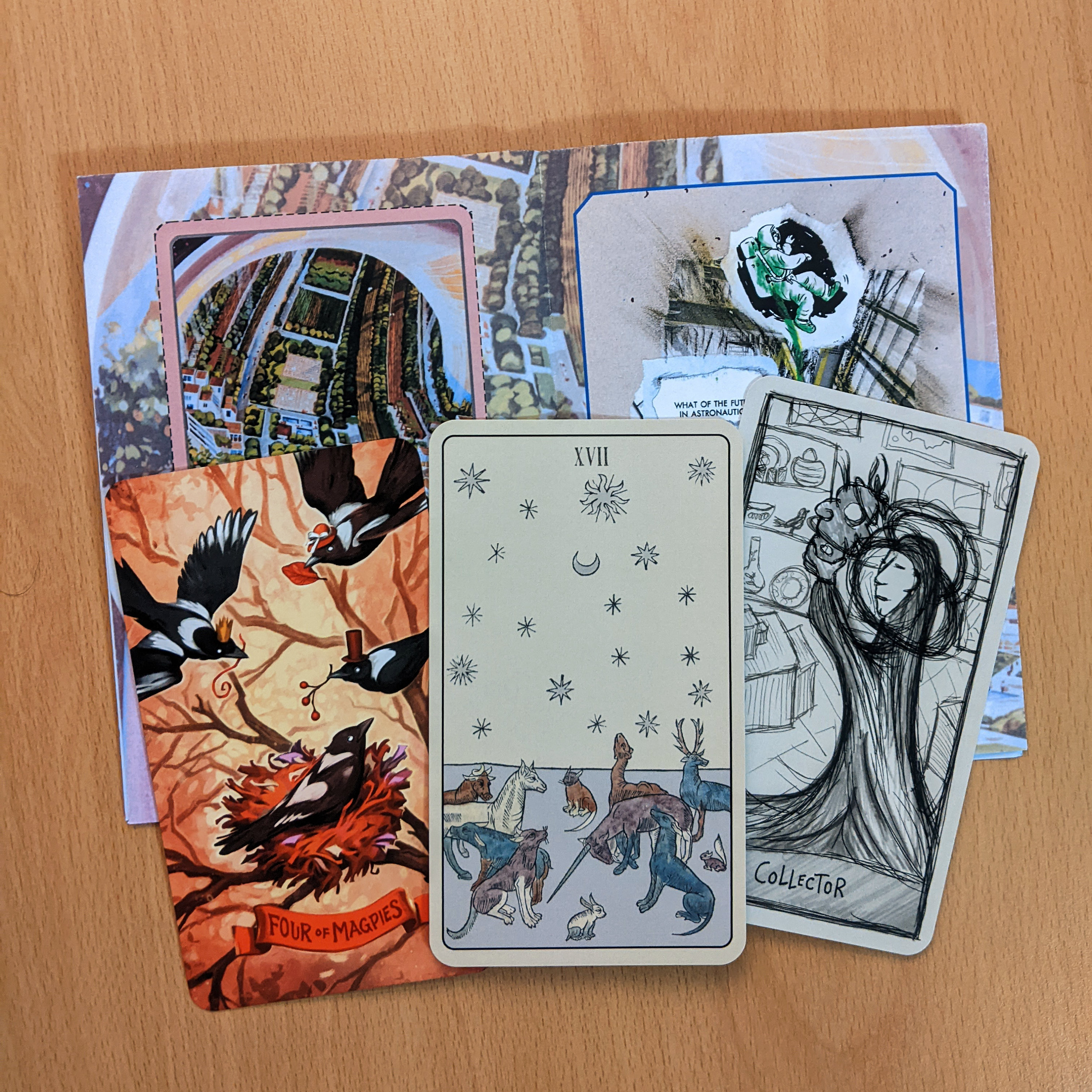 Four of Magpies Zine + Tarot Cards - Etsy