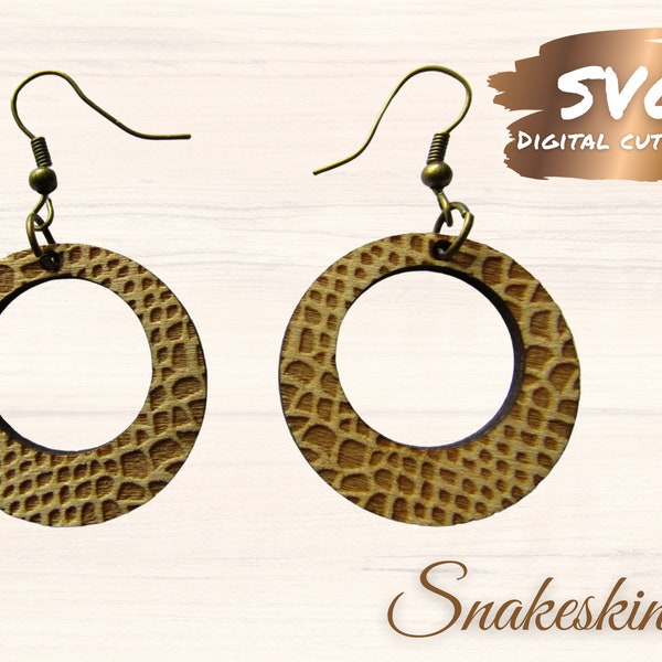 Snakeskin Earrings - Etsy