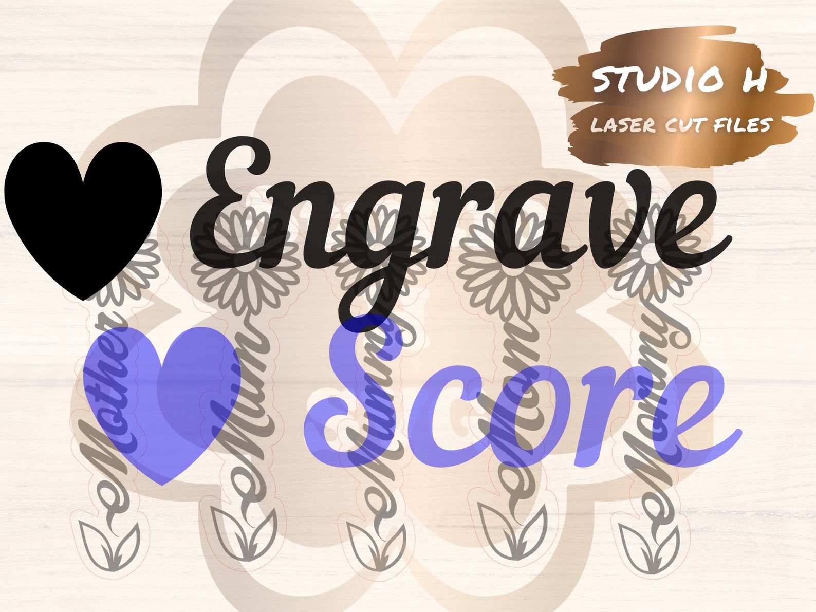 Mother Bookmark Svg Cut File, Bookmark Gift, Laser Ready Cut File ...