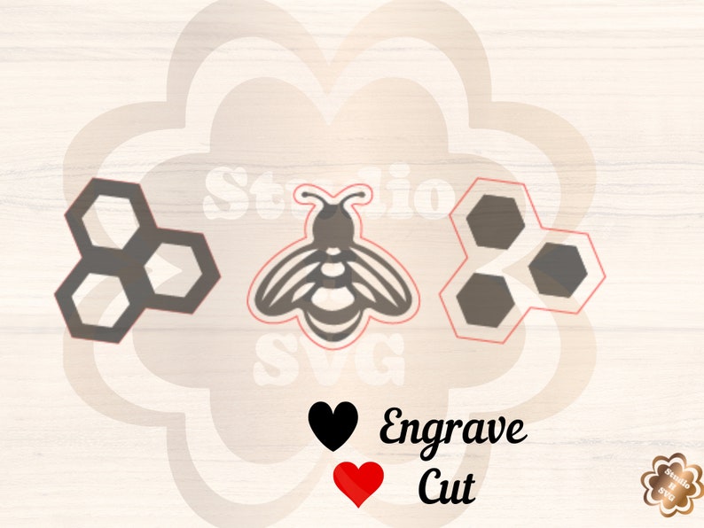 Honeycomb Svg, Bee Cut File, Svg Files for Laser, Earring Laser File ...