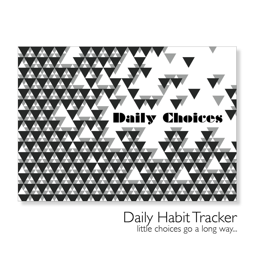 Printable Habit Tracker for Bullet Journal I Geometric Pattern Design I ...