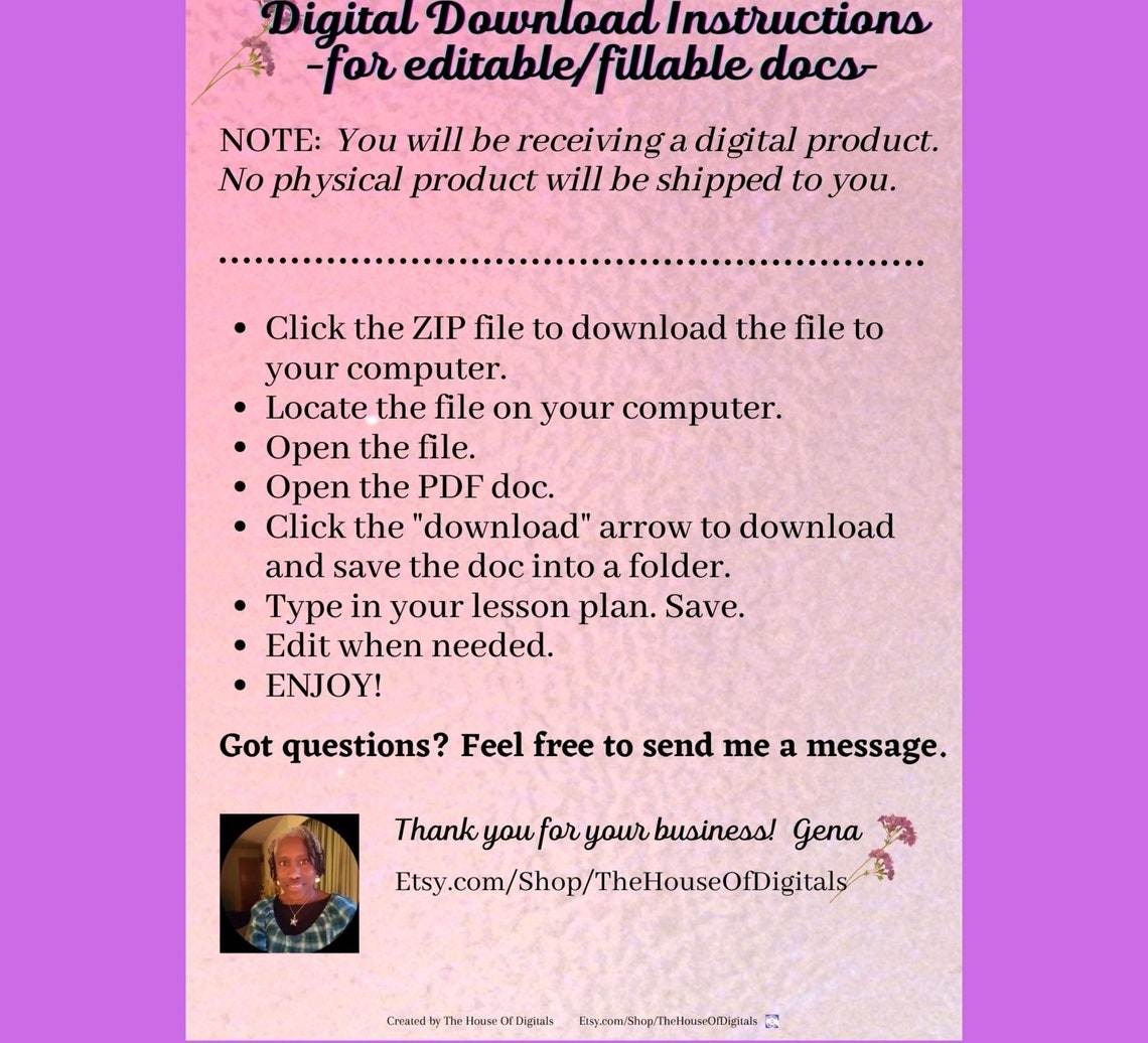 EDITABLE Homeschool Lesson Plan Calendar Fillable weekly - Etsy