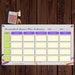 EDITABLE Homeschool Lesson Plan Calendar Fillable weekly Schedule ...