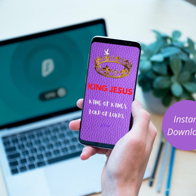 Purple Christian Wallpaper - Etsy