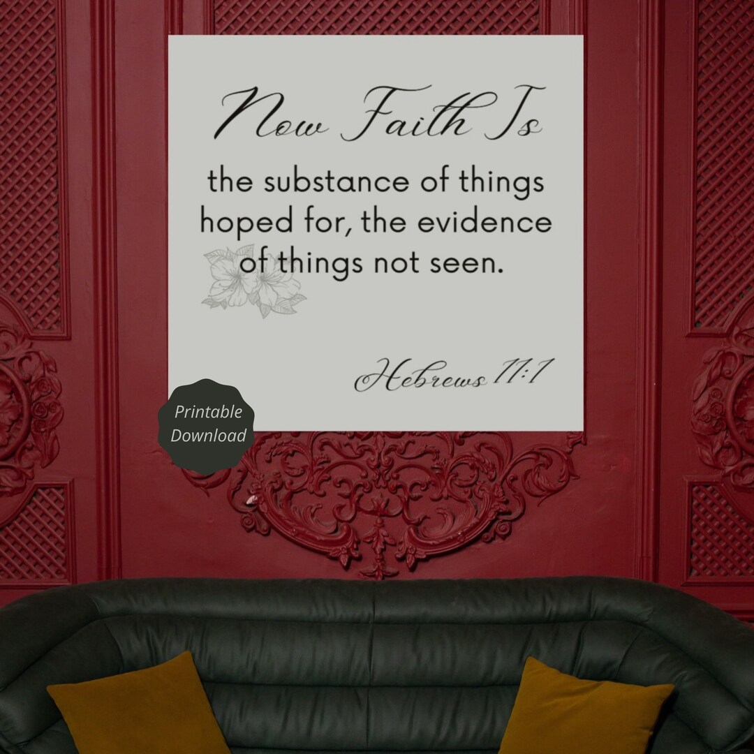 Christian Art Bible Scripture Theme Wall Art Room Decor Printable ...