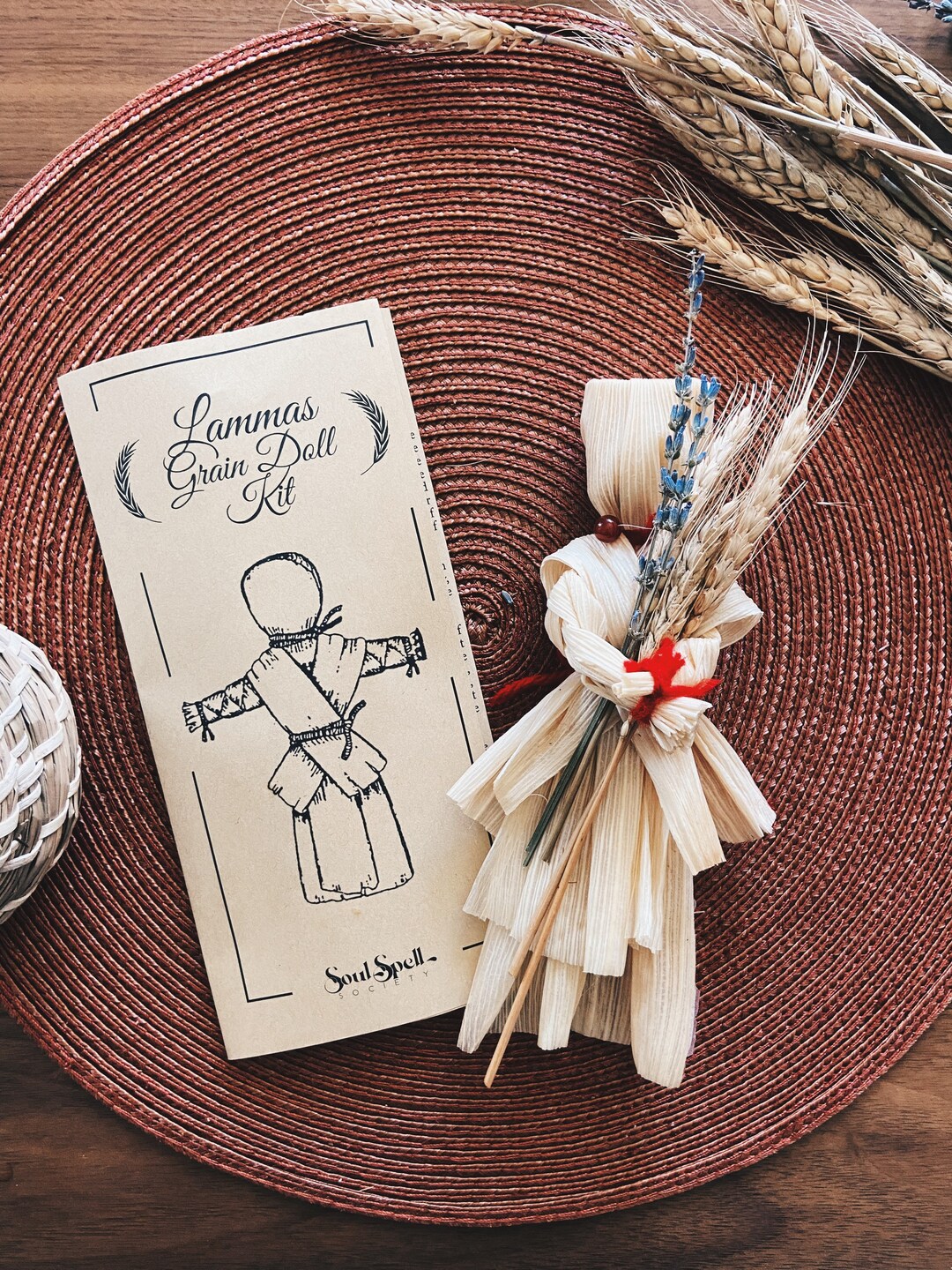 Corn Husk Doll / Grain Dolly Lammas, Lughnasadh, Sabbat Kit, DIY ... Corn Husk Doll / Grain Dolly Lammas, Lughnasadh, Sabbat Kit, DIY ...