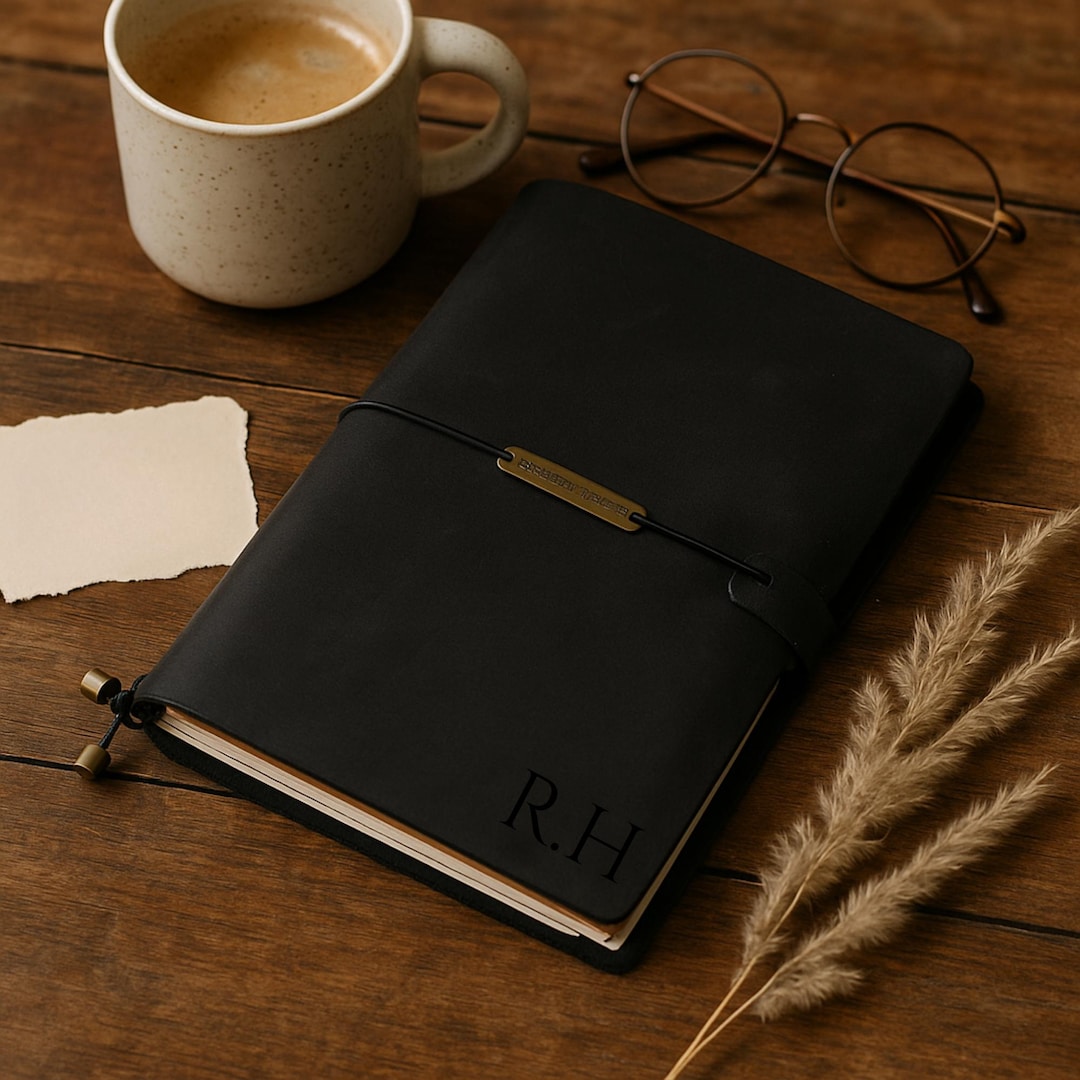 Executive Leather Journal A5 Personalized Work Notebook for Men ...