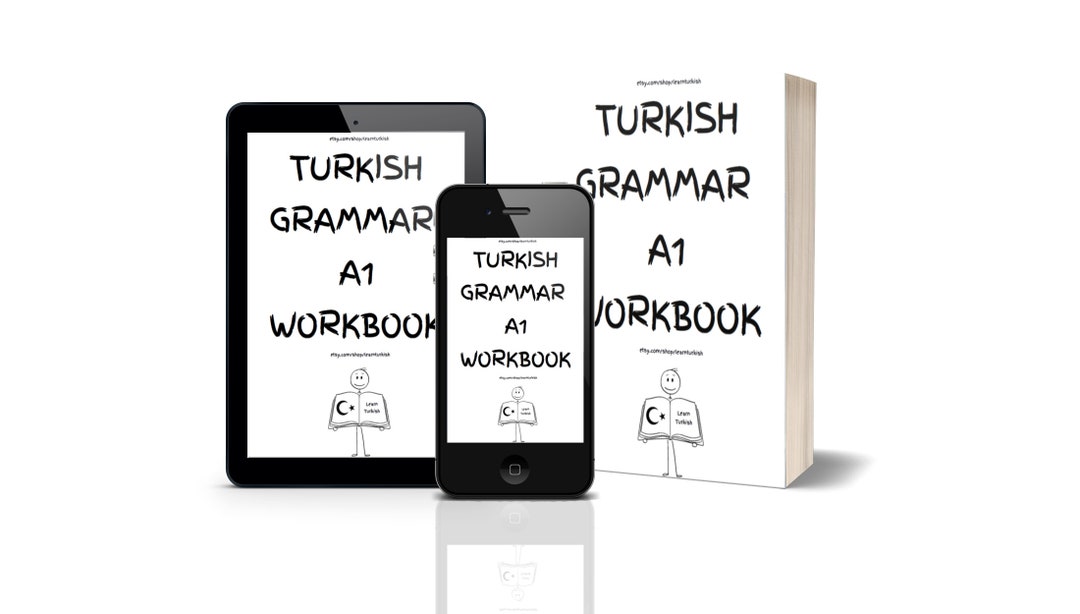 Turkish Grammar Workbook A1-learn Turkish - Etsy