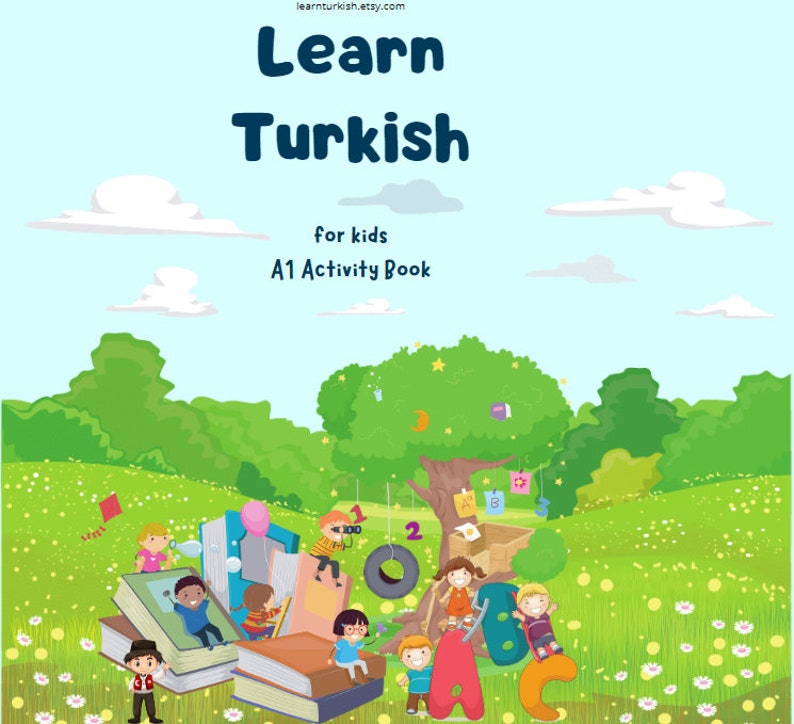 Turkish for Kids A1 Activity Book - Etsy