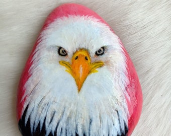 Eagle Painted Rock - Etsy