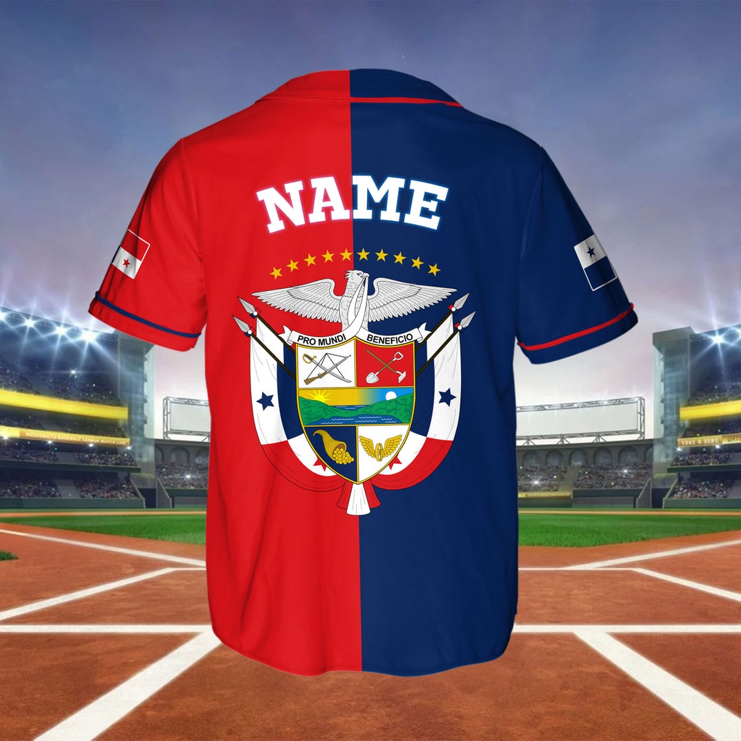 Panama Baseball Fan Game Day Outfit, Custom Panama Flag Shirt, Custom ...