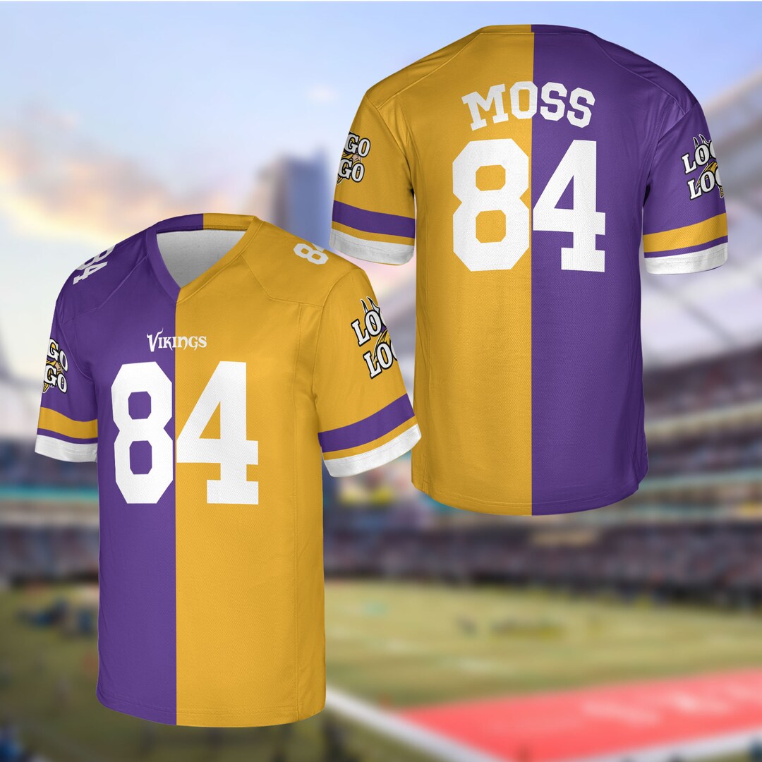 Moss Split Football Jersey, Randy Two Football Team Jersey, Football ...