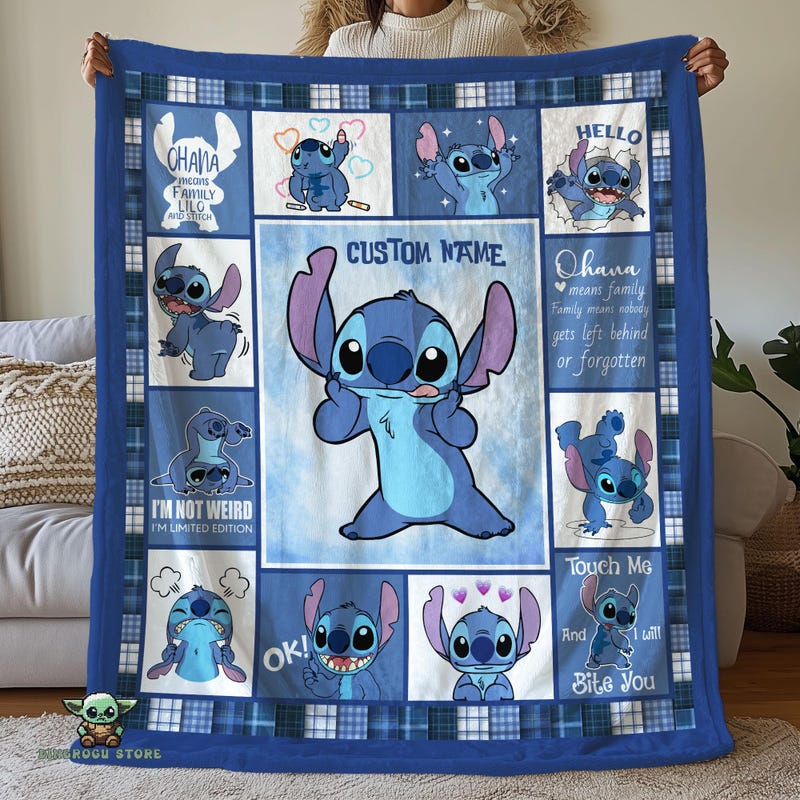 Lilo and Stitch Blanket - Etsy