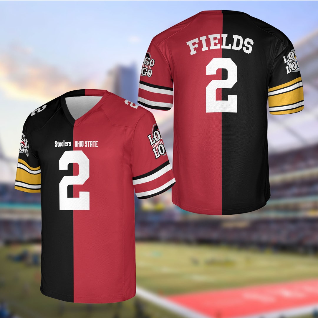 Fields Split Football Jersey, Justin Two Football Team Jersey, Football ...