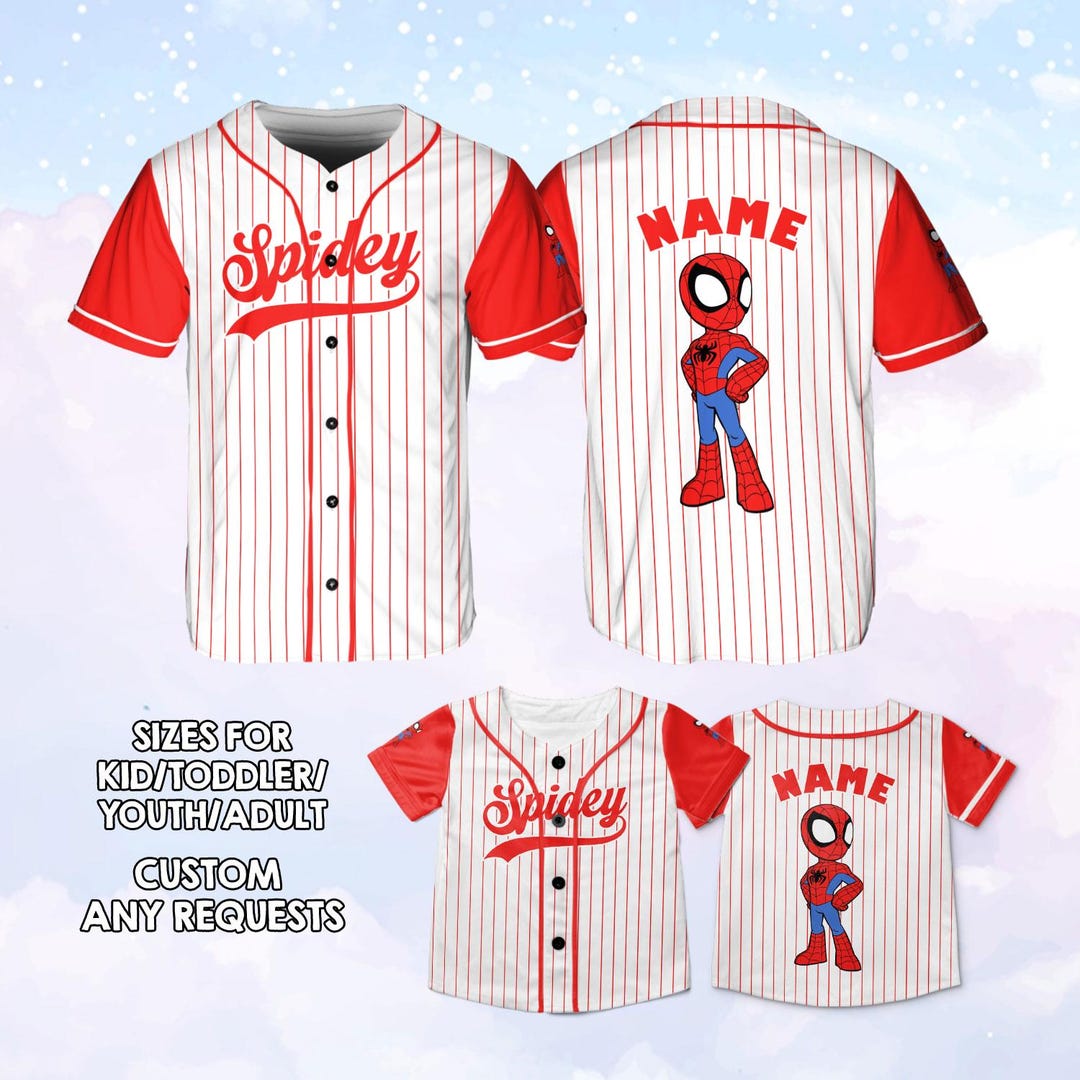Personalized Disney Spidey Jersey, Spidey and His Amazing Friends ...
