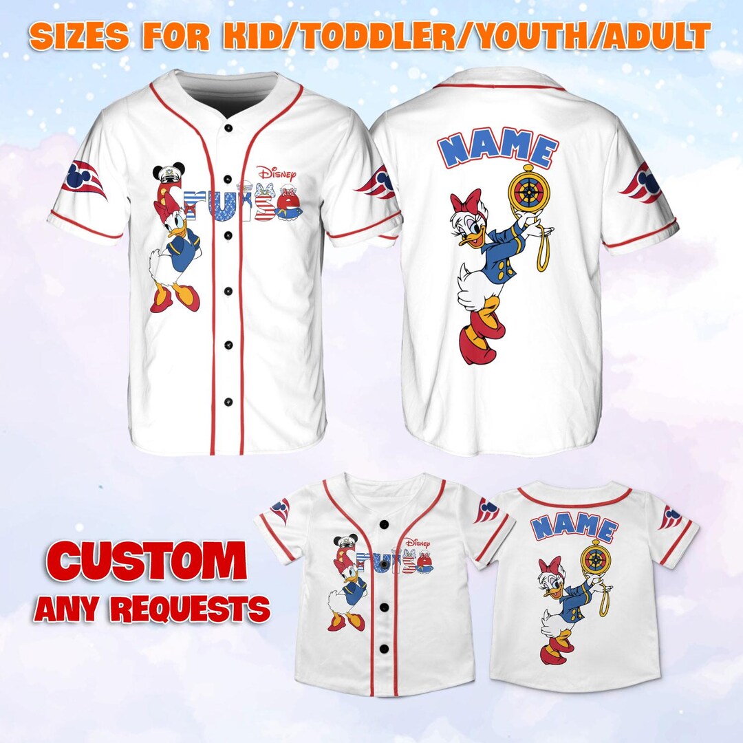 Mickey and Friends Daisy Disney Cruise 2025 Jersey, Disney Cruise Daisy ...