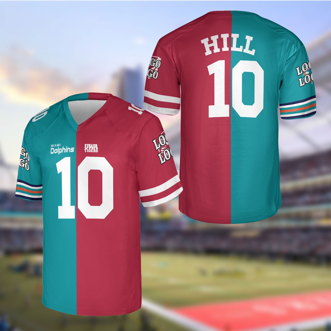 Hill Split Football Jersey, Tyreel Two Football Team Jersey, Football ...