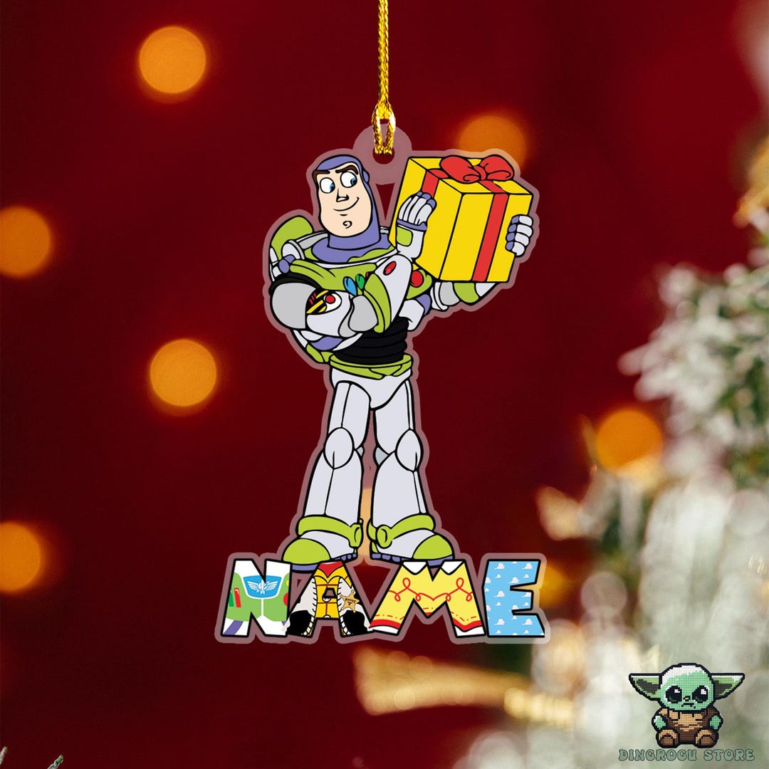 Custom Buzz Lightyear Christmas Ornament, Funny Buzz Lightyear and ...