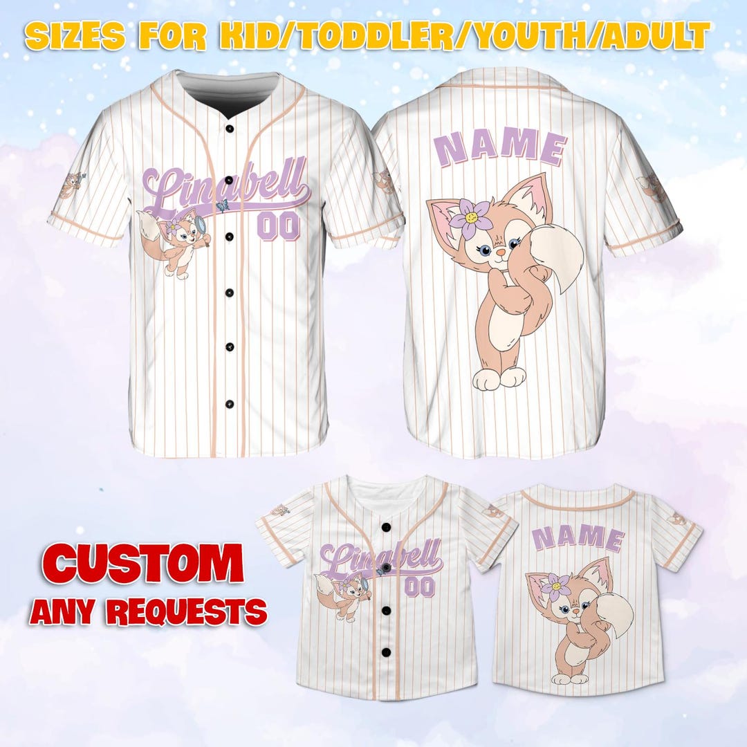 Duffy and Friends Linabell Baseball Jersey, Disney Linabell Characters ...