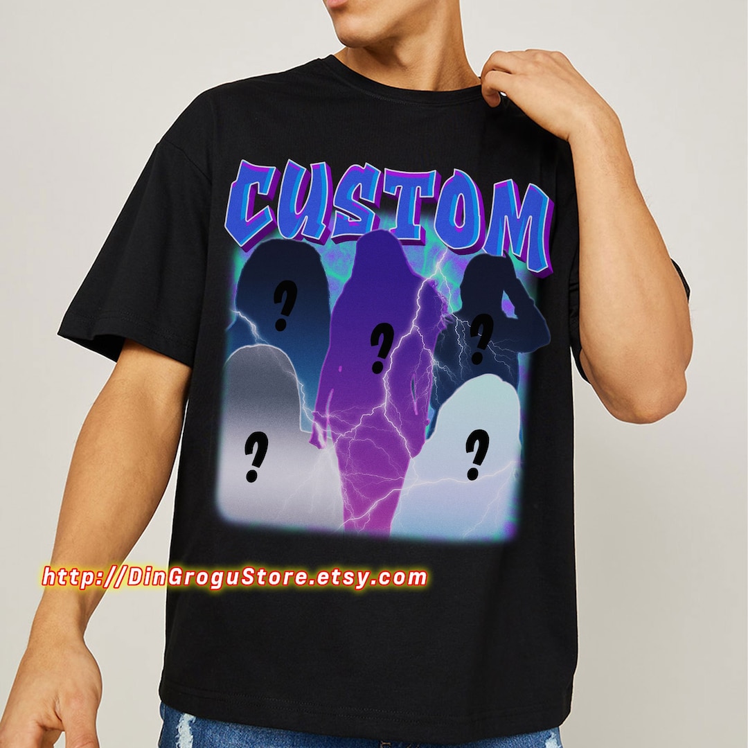 Custom Vintage Bootleg Shirt, Custom Photo Shirt, Custom Bootleg Rap ...