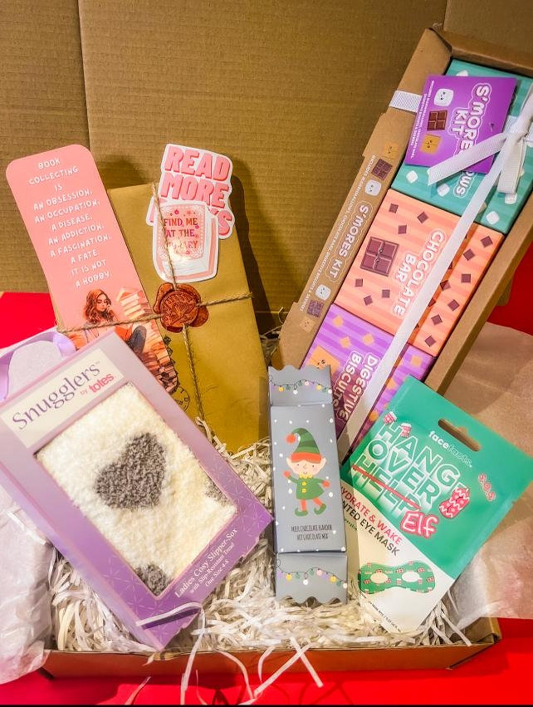 Cosy Book Box Bookish Box for Her Cosy Night in Bookish Box Get Well ...