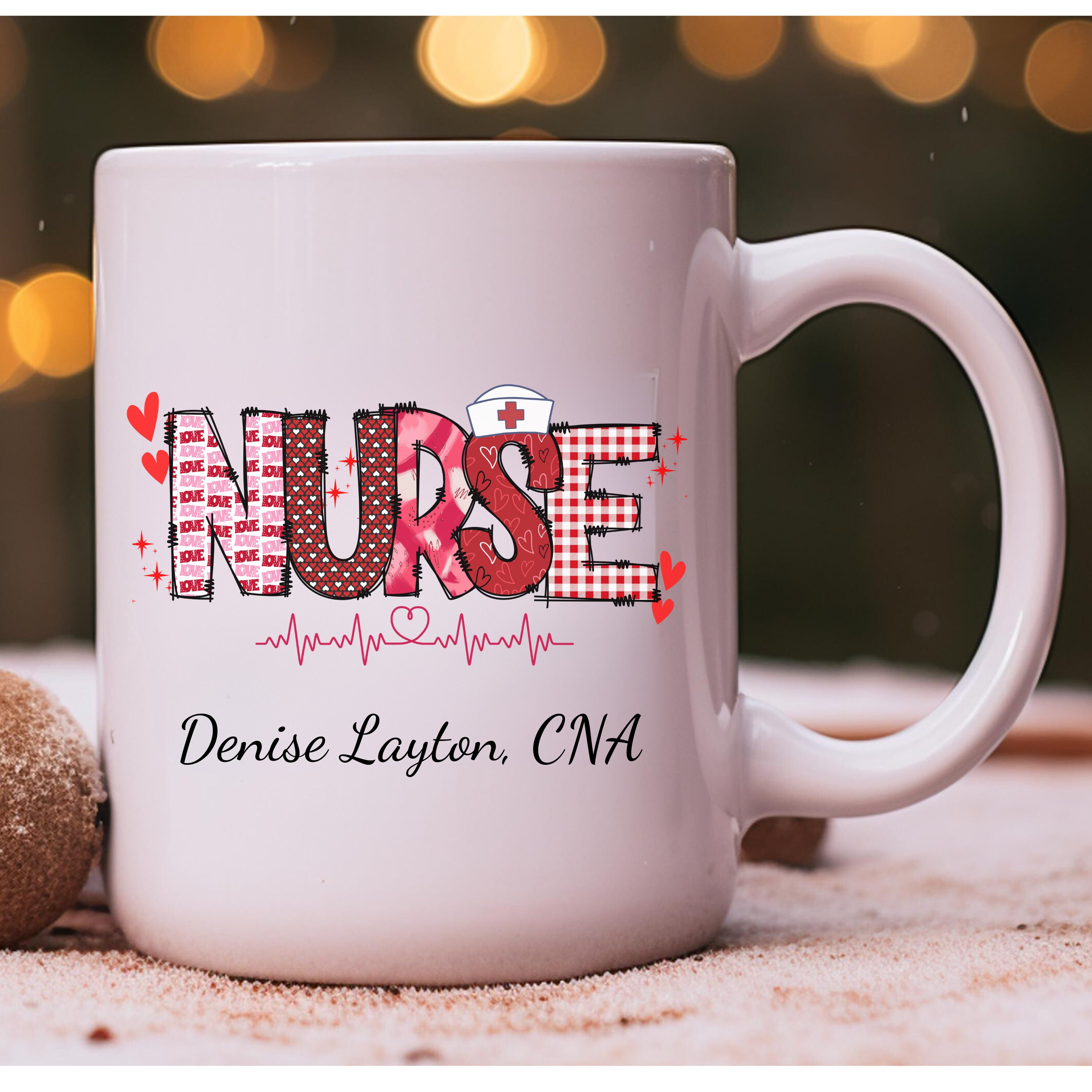 Personalized Nurse Mug, Custom Nurse Coffee Mug, Custom RN Gifts, Nurse ...
