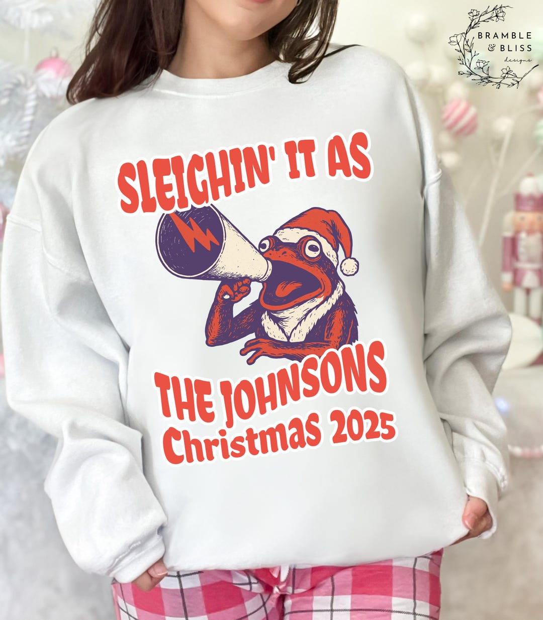 Funny Frog Family Group Christmas Sweatshirts, Weirdcore Christmas ...