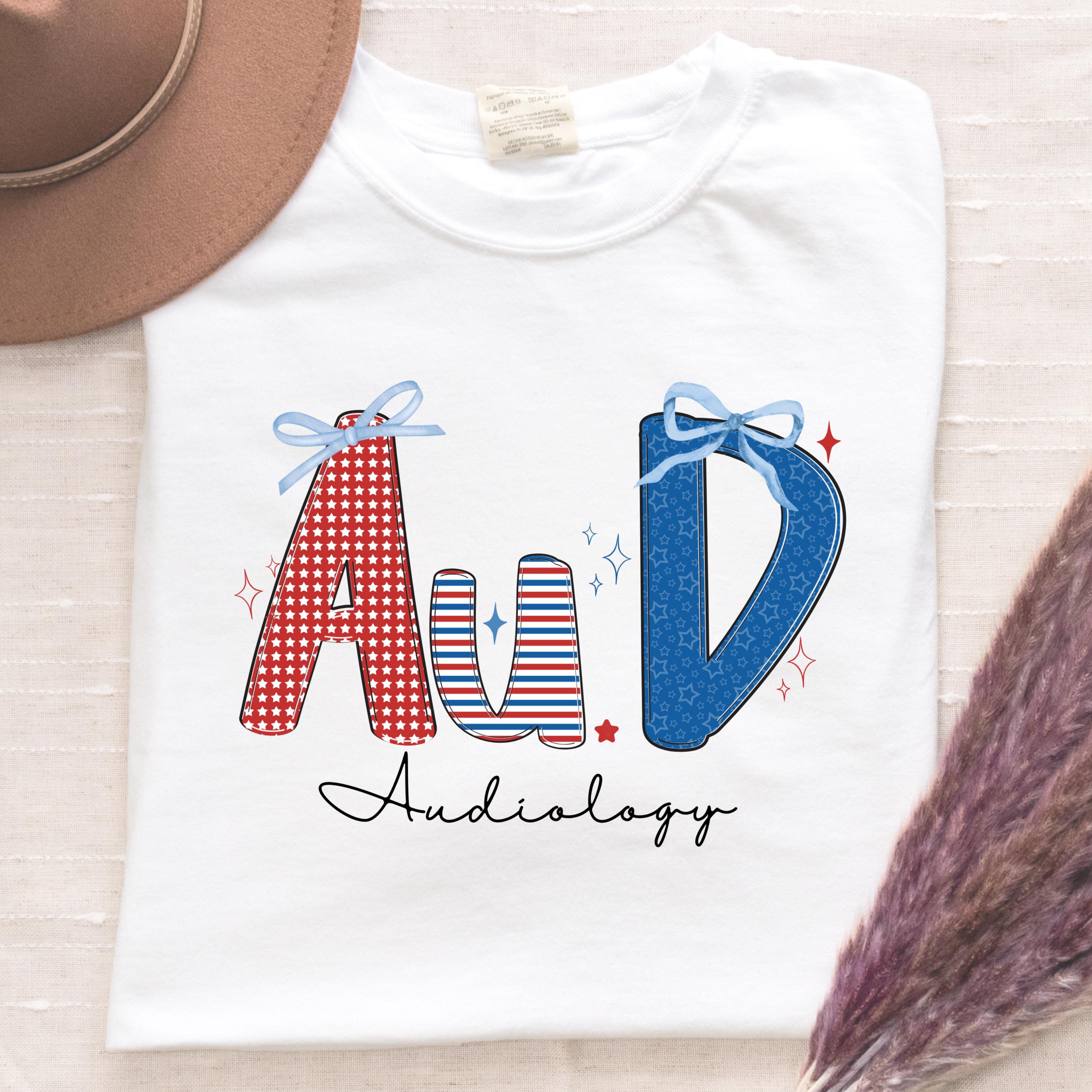 Custom 4th of July Audiology Shirt, Comfort Colors Coquette Speech ...