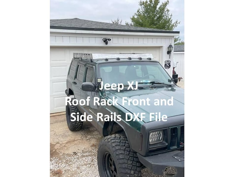 Digital Download Jeep XJ Roof Rack Sides and Front Dxf, MOPAR off Road ...