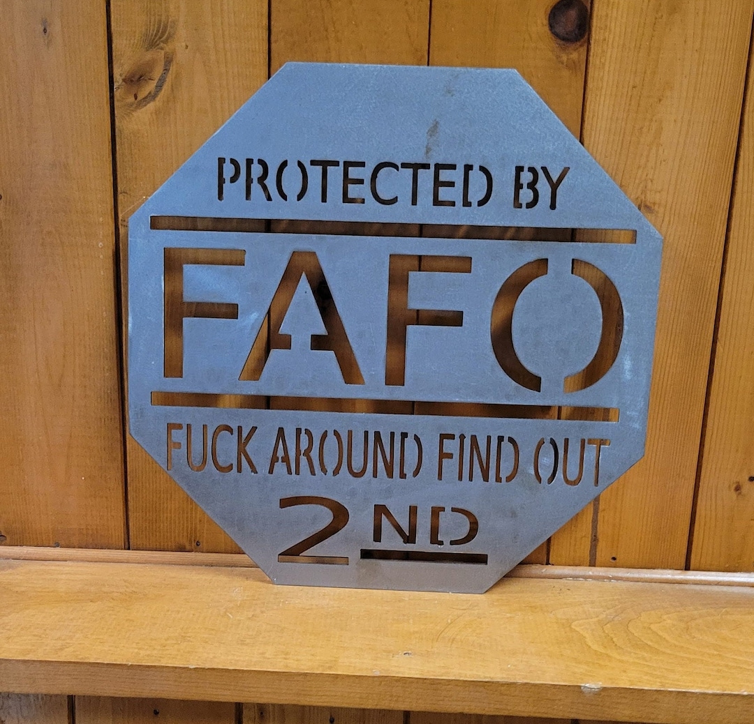Protected by FAFO 2nd Amendment Home Security 2nd Amendment Gun Right ...