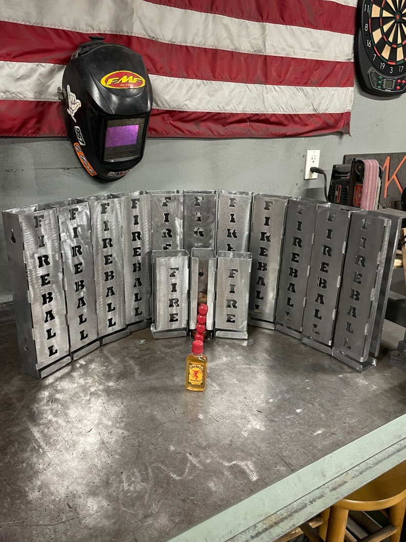 Fireball Whisky Mini Shot Dispenser Holder 13" Bar Accessory - Etsy