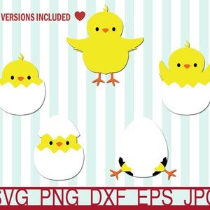 Chick Svg, Easter Chick Svg, Cute Chick Svg, Funny Easter Svg, Kid ...