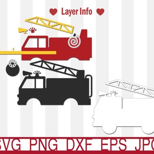 Fire Truck Svg, Firetruck Svg, Fire Engine Svg, Fire Truck Clipart ...