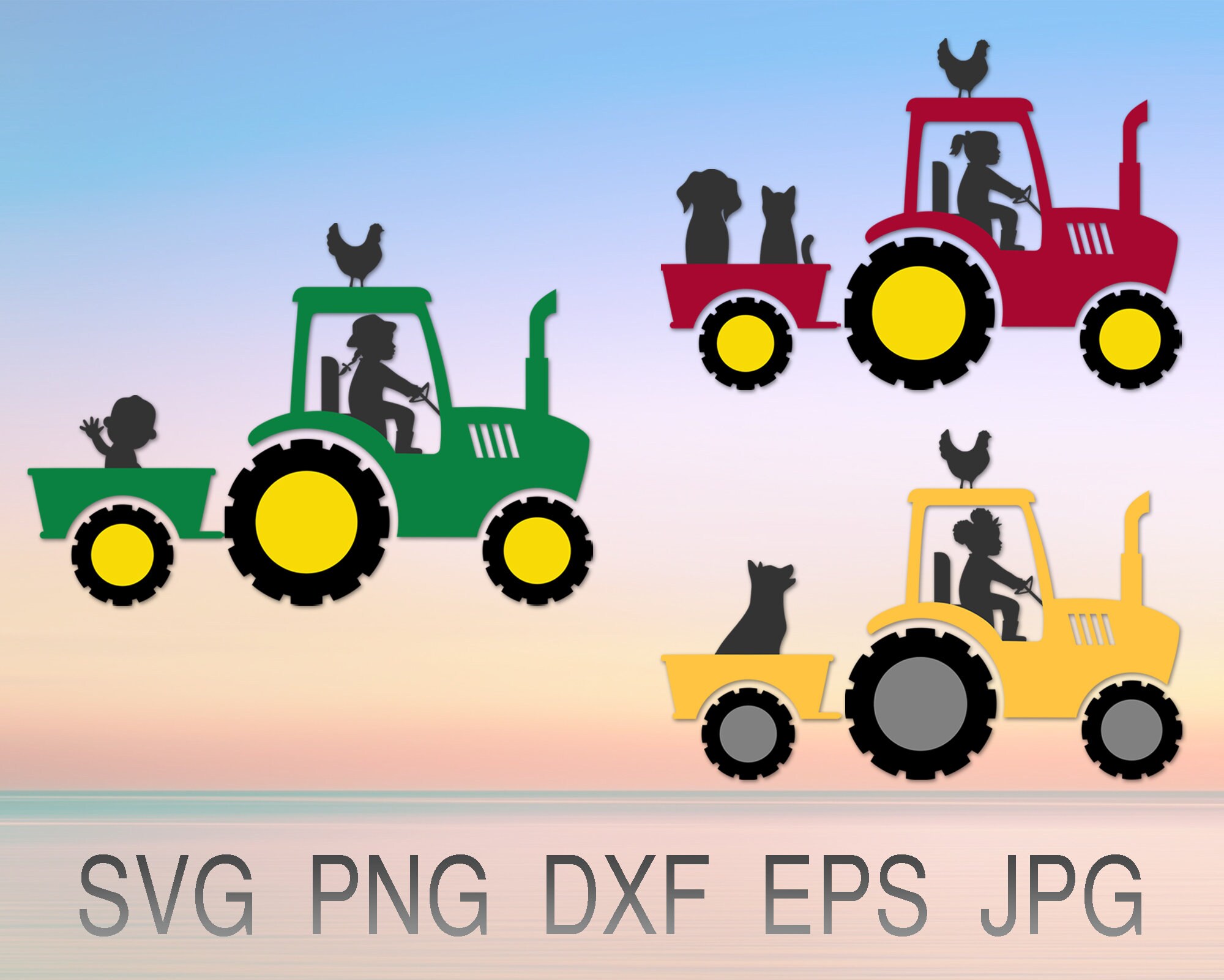 Tractor Svg Farm Tractor Svg Tractor Svg File Farm Tractor - Etsy