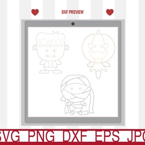 Halloween Monsters Svg, Witch, Pumpkin Monster, Mummy, Vampire, Reaper ...