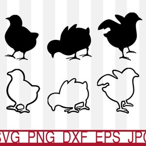 Chicken Svg, Rooster Svg, Chick Svg, Chicken Clipart, Chickens Svg ...
