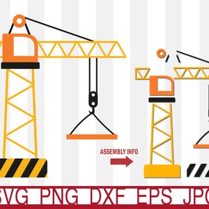 Construction Vehicles Svg, Construction Truck Svg, Digger Svg, Crane ...