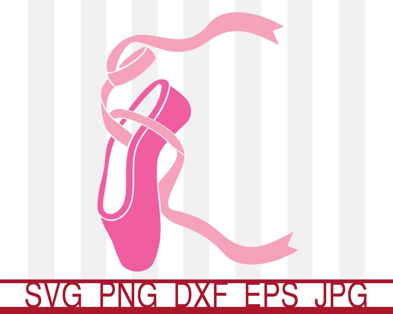 Ballet Shoe Svg Ballet Svg Ballerina Shoe Ballet Slipper - Etsy