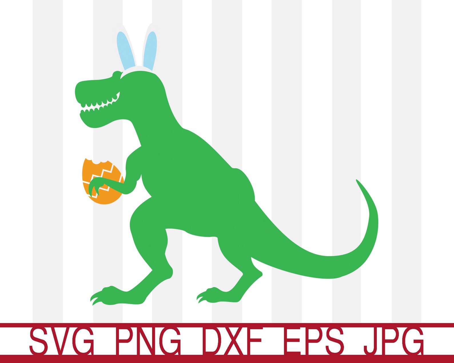 Easter Dinosaur Svg T-rex Bunny Svg Dino With Egg Funny - Etsy Canada