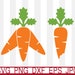 Carrot Svg, Easter Carrot Svg, Carrot Shape Svg, Bunny Carrot, Cute ...
