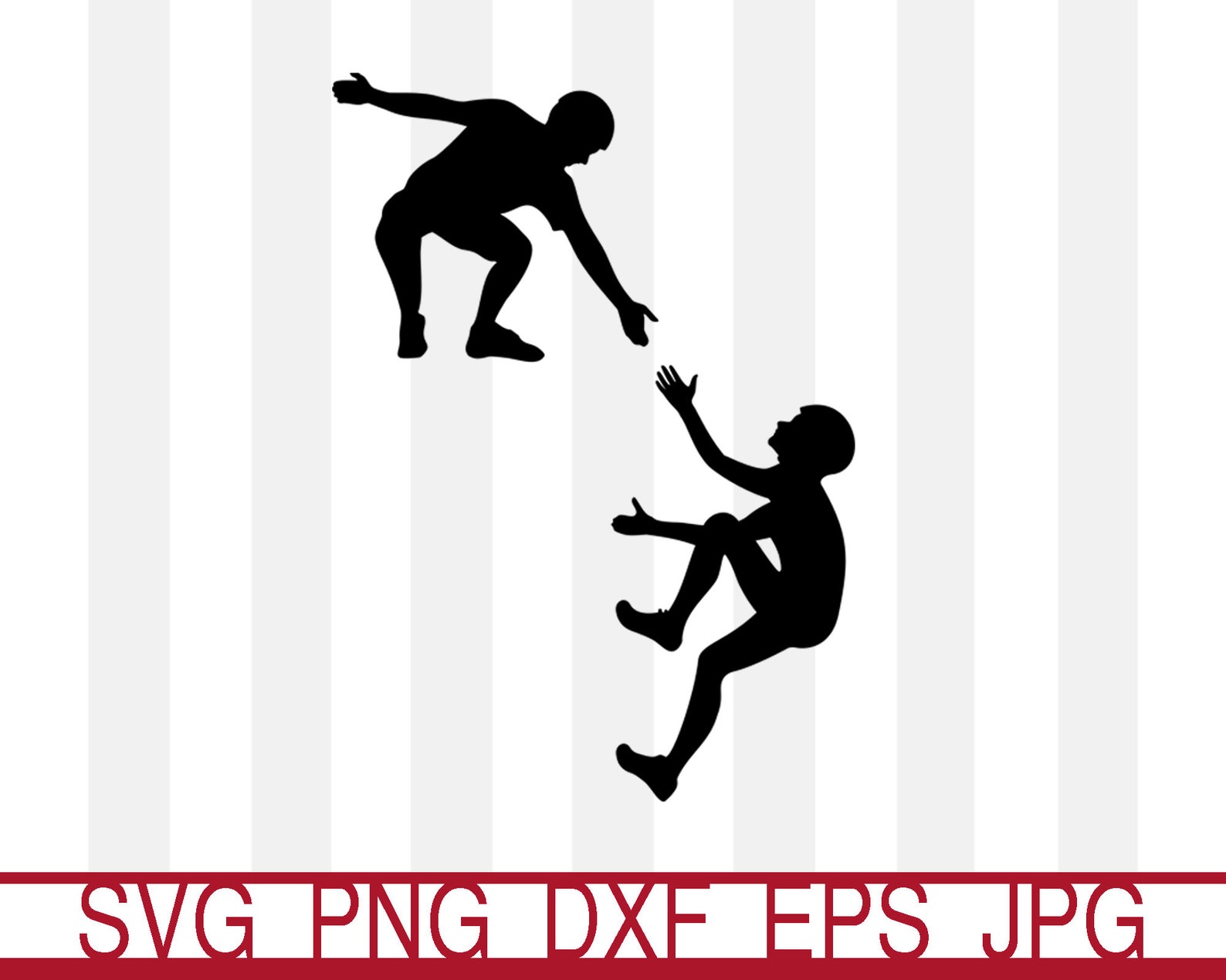 Climbing Svg Climber Helping Each Other Rock Climbing Svg - Etsy