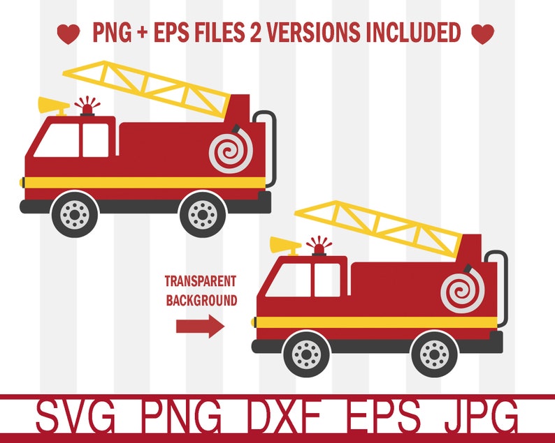 Fire Truck Svg Firetruck Svg Fire Engine Svg Fire Truck - Etsy
