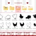 Chicken Svg, Rooster Svg, Chick Svg, Chicken Clipart, Chickens Svg ...