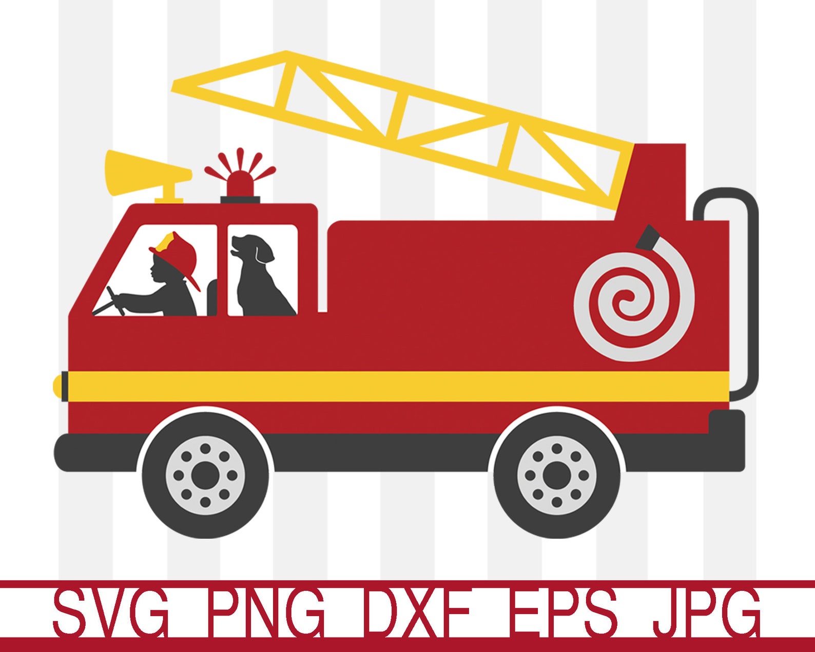 Fire Truck Svg Firetruck Svg Fire Engine Svg Fire Truck - Etsy