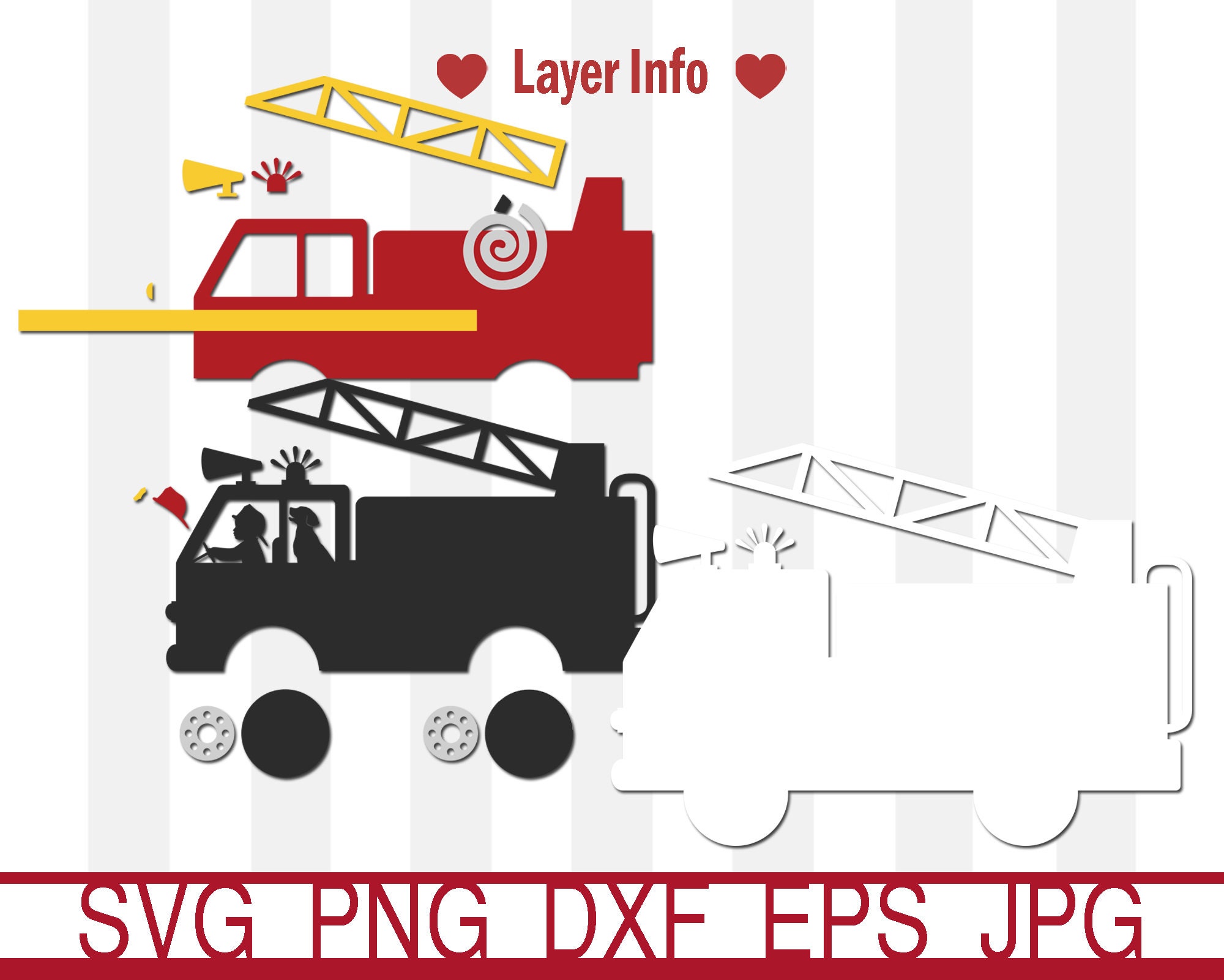 Fire Truck Svg Firetruck Svg Fire Engine Svg Fire Truck - Etsy