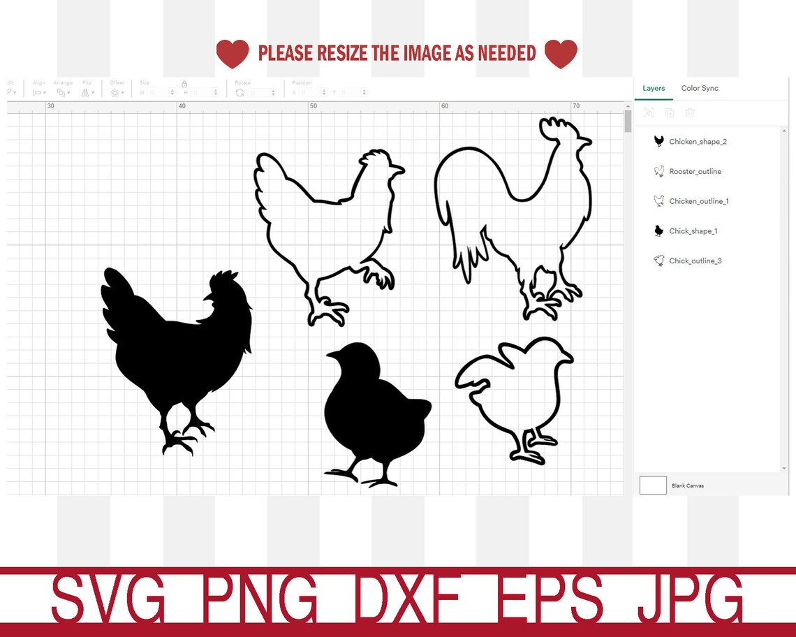Chicken Svg Rooster Svg Chick Svg Chicken Clipart Chickens - Etsy Canada