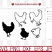 Chicken Svg, Rooster Svg, Chick Svg, Chicken Clipart, Chickens Svg ...