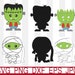 Halloween Monsters Svg, Witch, Pumpkin Monster, Mummy, Vampire, Reaper ...