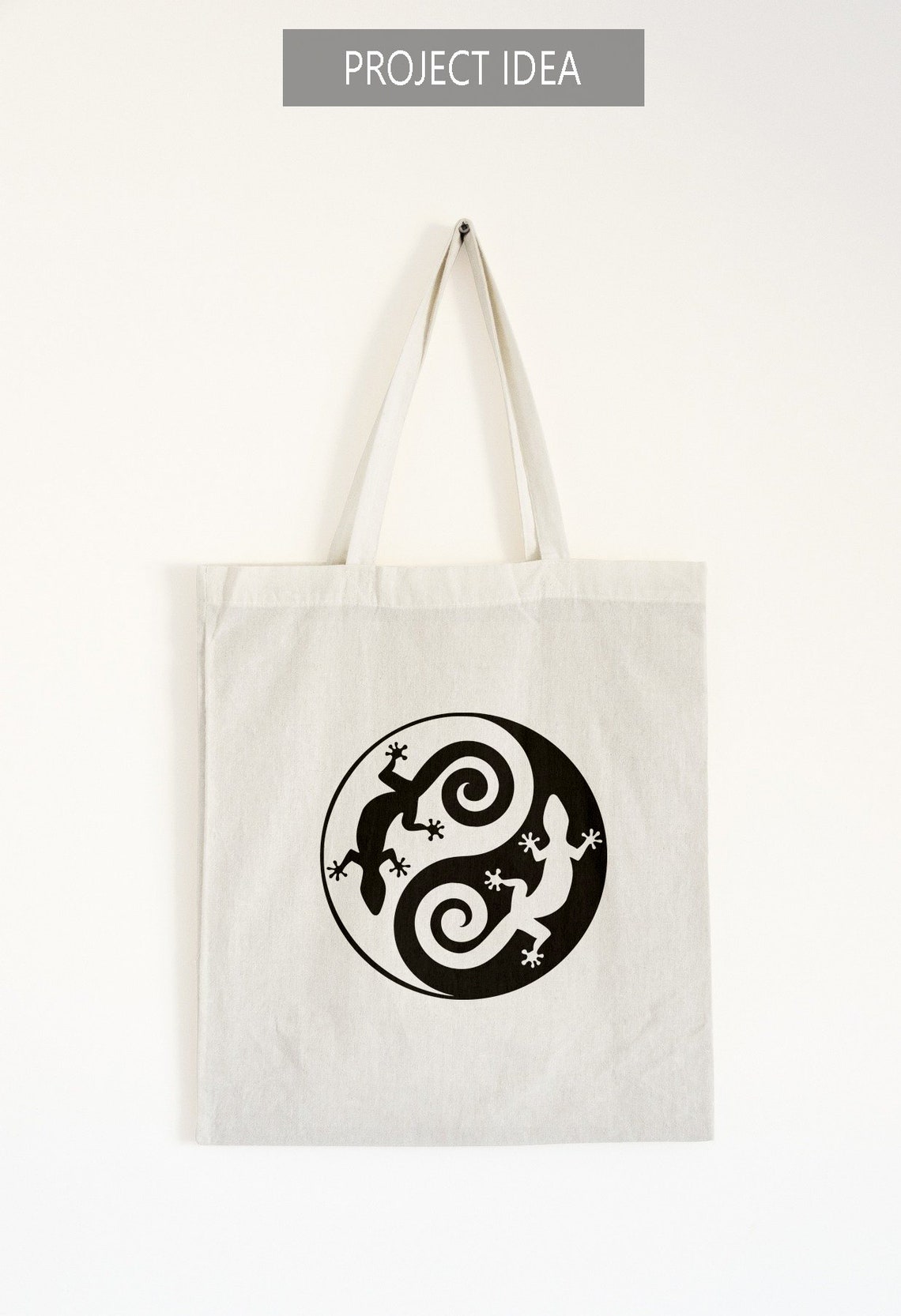 Lizard Svg Gecko Svg Yin Yang Svg Lizard Gecko Two Lizards | Etsy